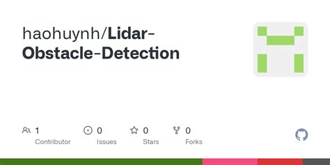 GitHub Haohuynh Lidar Obstacle Detection