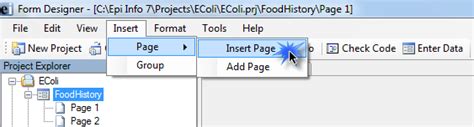 How To Use Pages Form Designer User Guide Epi Info™ Cdc