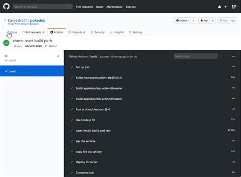 Kavyesh S On Linkedin Github Actions React Cd Ci