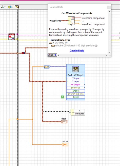 Solved Labview Does Not Allow Me To Get Components Of A 1d Waveform