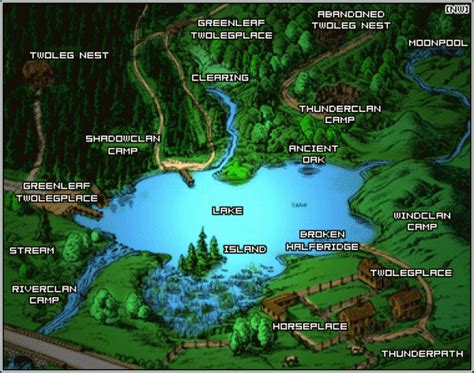 Territories Of Shadowclan Warriors Of The Clans