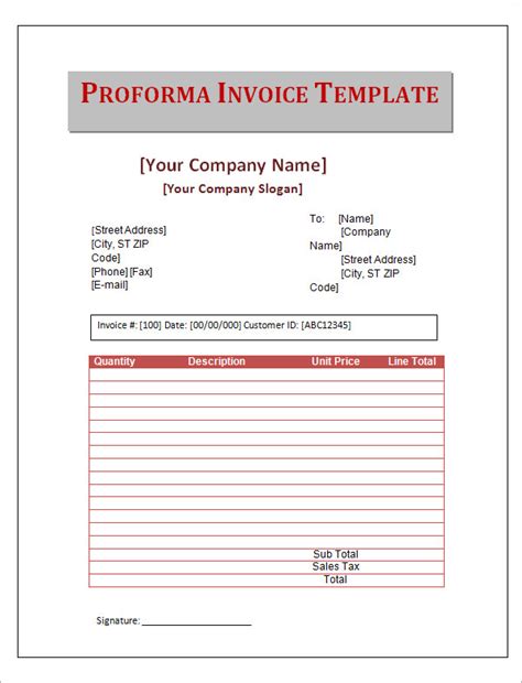 Filemaker Invoice Template