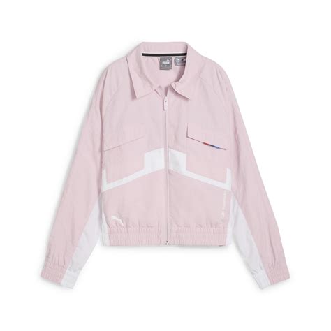 Женская ветровка PUMA BMW MMS WMN WOVEN JACKET цвет розовый 63064106 ...