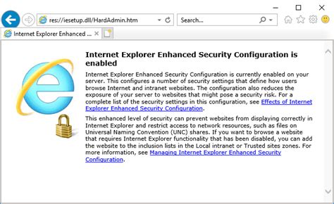 How To Disable Internet Explorer Enhanced Security Configuration