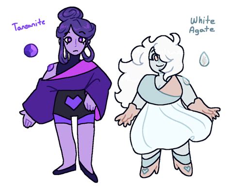 Steven Universe Oc Tanzanite And White Agate By Mebrob On Deviantart
