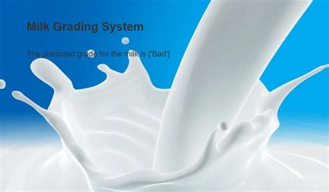 GitHub Dheeraj Chilakapati Milk Grading System Using Machine Learning Completed A Project On