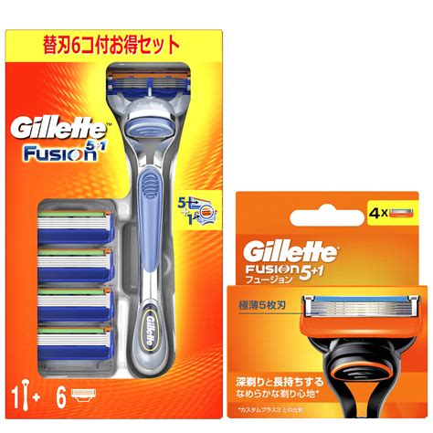 Jp ジレット フュージョン マニュアル ホルダー 替刃5個コンボ 替刃4個 コンボパックは旧モデル ビューティー