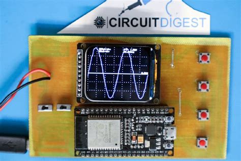 Esp32 Oscilloscope Electronic Circuit Projects Electronic Engineering