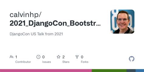 Github Calvinhp2021djangocon