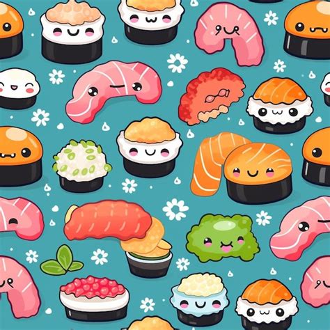 Premium Ai Image A Colorful Collection Of Sushi And Sushi