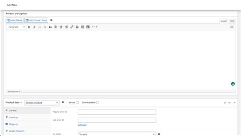 WooCommerce Product Data Option Not Showing WordPress Org
