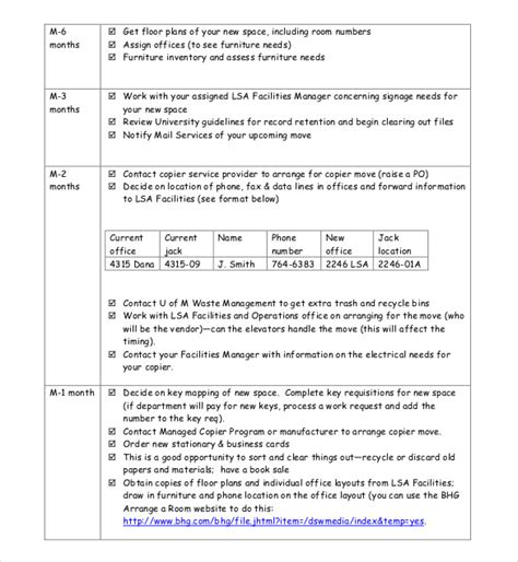 Warehouse Relocation Project Plan Template Read This Article For A