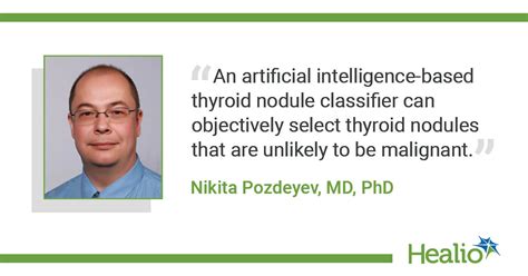 Artificial Intelligence May Be Used To Identify Benign Thyroid Nodules