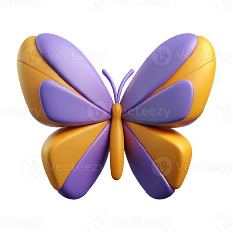 Timeless Contemporary Symmetrical Geometric Design Of A Butterfly With Solid Colors With