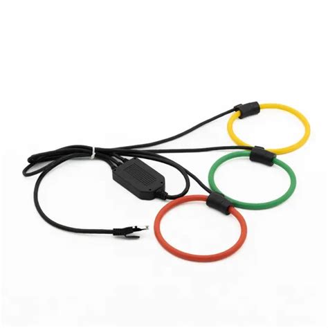 Three Phase Rogowski Coil Current Transformer Split Core Current Transformer Rogowski Coil 500mv