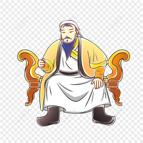 Genghis Khan Chinese Style National Tide Genghis Khan Png Image