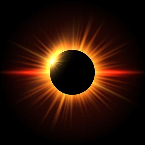Solar Eclipse Background 678987 Vector Art At Vecteezy