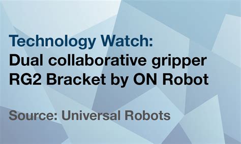 Dual Collaborative Gripper Rg2 Bracket By On Robot Fourbythree