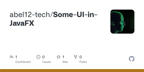 Github Abel12 Techsome Ui In Javafx
