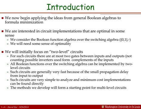 Ppt Synthesis Of Two Level Circuits Powerpoint Presentation Free Download Id4815078