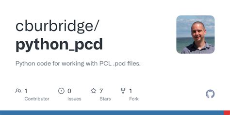 Github Cburbridgepythonpcd Python Code For Working With Pcl Pcd