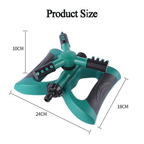 Многофункционална пръскачка за трева Darklove Въртяща се на 360 градуса С 3 рамена