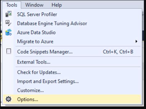 set statistics time io for each new query window programming code