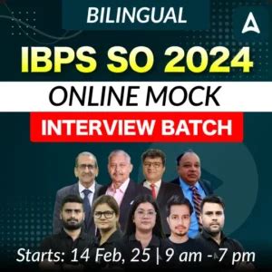 IBPS SO Interview Call Letter 2025 Out Direct Link To Download
