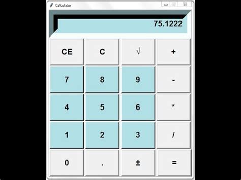 How To Create A Calculator In Python Full Tutorial YouTube