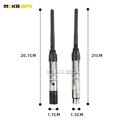 Wireless Dmx512 Transmitter Receiver Led Lighting Male Female Plugs
