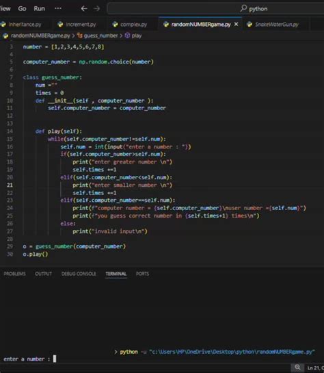 gaurav saklani on linkedin guess the number game 🎮 using python
