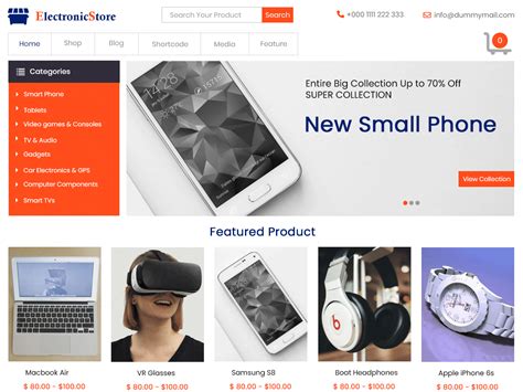 Classic Woocommerce Theme —
