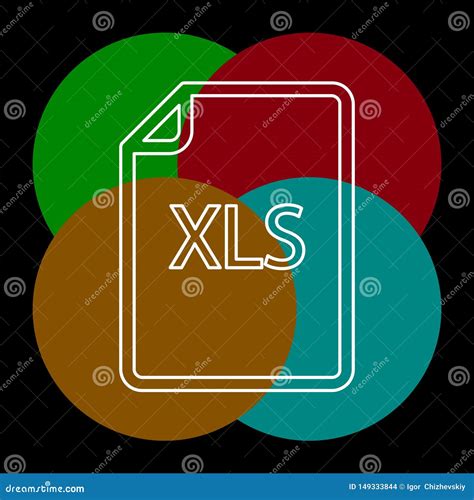 Download Xls Document Icon Vector File Format Stock Vector