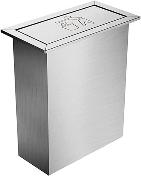 Zktoermn Trash Can Kitchen Stainless Steel Garbage Can