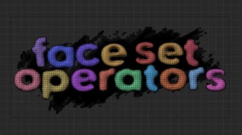 face set operators released scripts and themes blender artists community