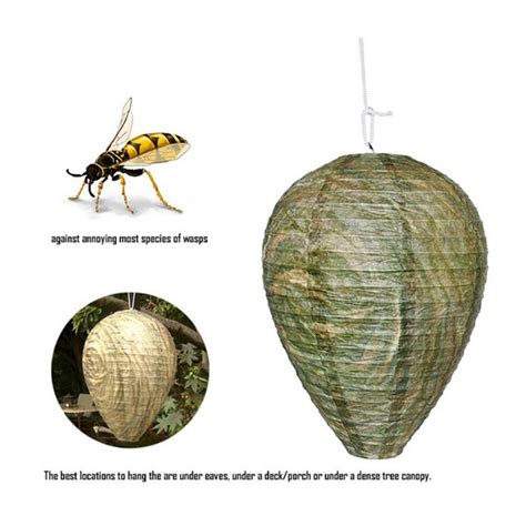 2 4 6 8pcs Eco Friendly Wasp Nest Decoy Repellent Vicedeal