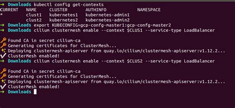 kubernetes cilium cluster mesh unable to connect clusters stack