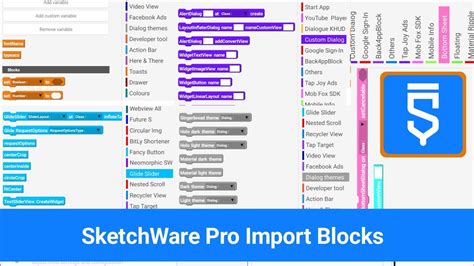How To Import SketchWare Pro Blocks Hindi Get All Sketchware Pro All Blocks YouTube