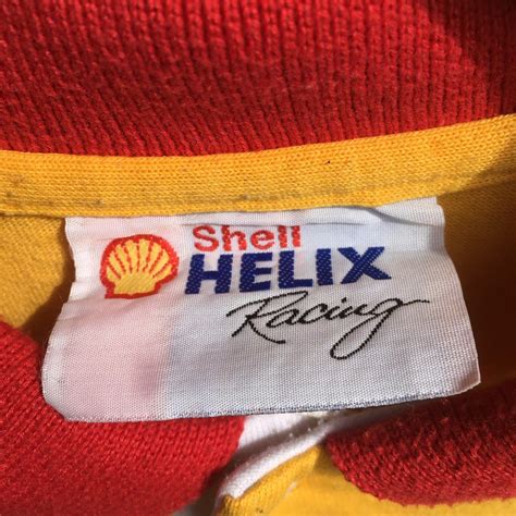 Xxl Vintage Shell Helix Racing Polo Shirt Bundle Mens Fashion Tops And Sets Tshirts And Polo