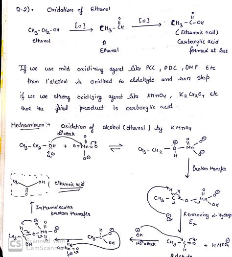 [solved] Can You Answer Question 2 And 3 Please D Oxidation With