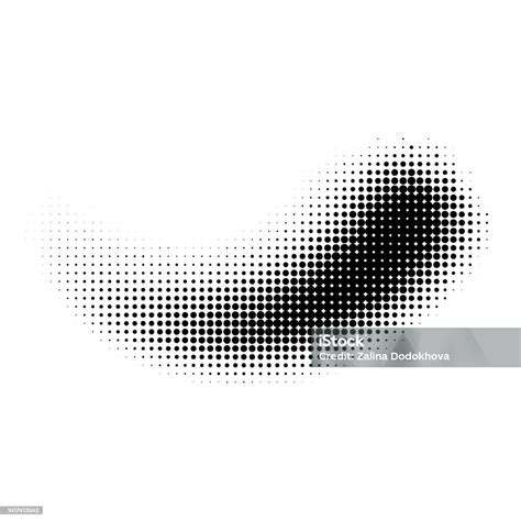 크기를 사용하여 퇴색하는 점의 원형 패턴으로 만들어진 소용돌이 모양 여러 궤도 벡터 형식 0명에 대한 스톡 벡터 아트 및 기타