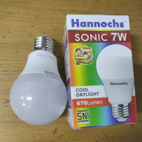 Jual Lampu Led Hannoch Sonic Watt Cahaya Putih Shopee Indonesia
