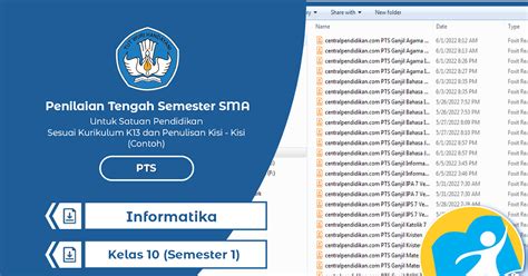 Lengkap Soal Pts Informatika Kelas 10 Dan Jawaban 2022 Semester 1