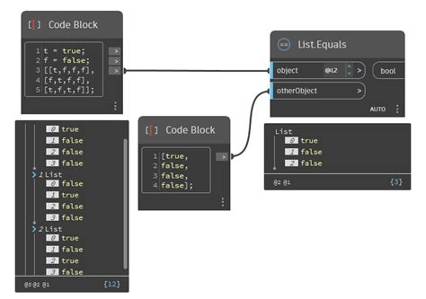 Compare Lists Of Truefalse Dynamo