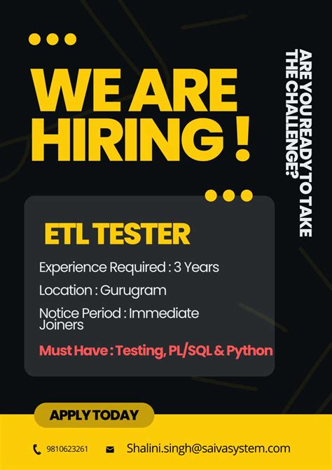 shalini singh on linkedin etl tester testerjobs python plsql