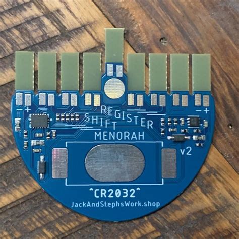 Shift Register Menorah