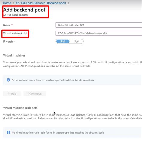 Can Azure Internal Loadbalancer Have Backends Belonging To Different