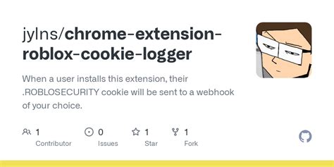 github jylns chrome extension roblox cookie logger when a user installs this extension their