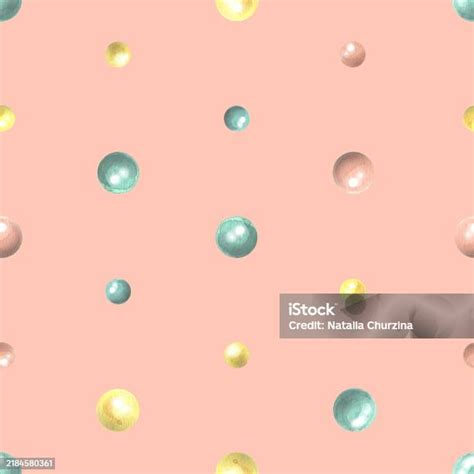 물방울 무늬 화려한 색종이 조각 분홍색 배경에 축제 수채화 그림 손으로 그린 그림 직물 직물 벽지 종이 포장 포장지 인사말을 위한 이음새가 없는 본 0명에 대한 스톡 벡터