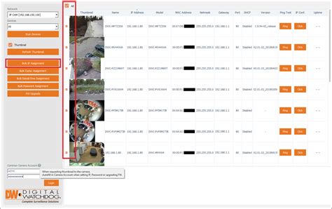 Dw Ip Finder Bulk Ip Assignment To Dw Megapix Ip Cameras Digital